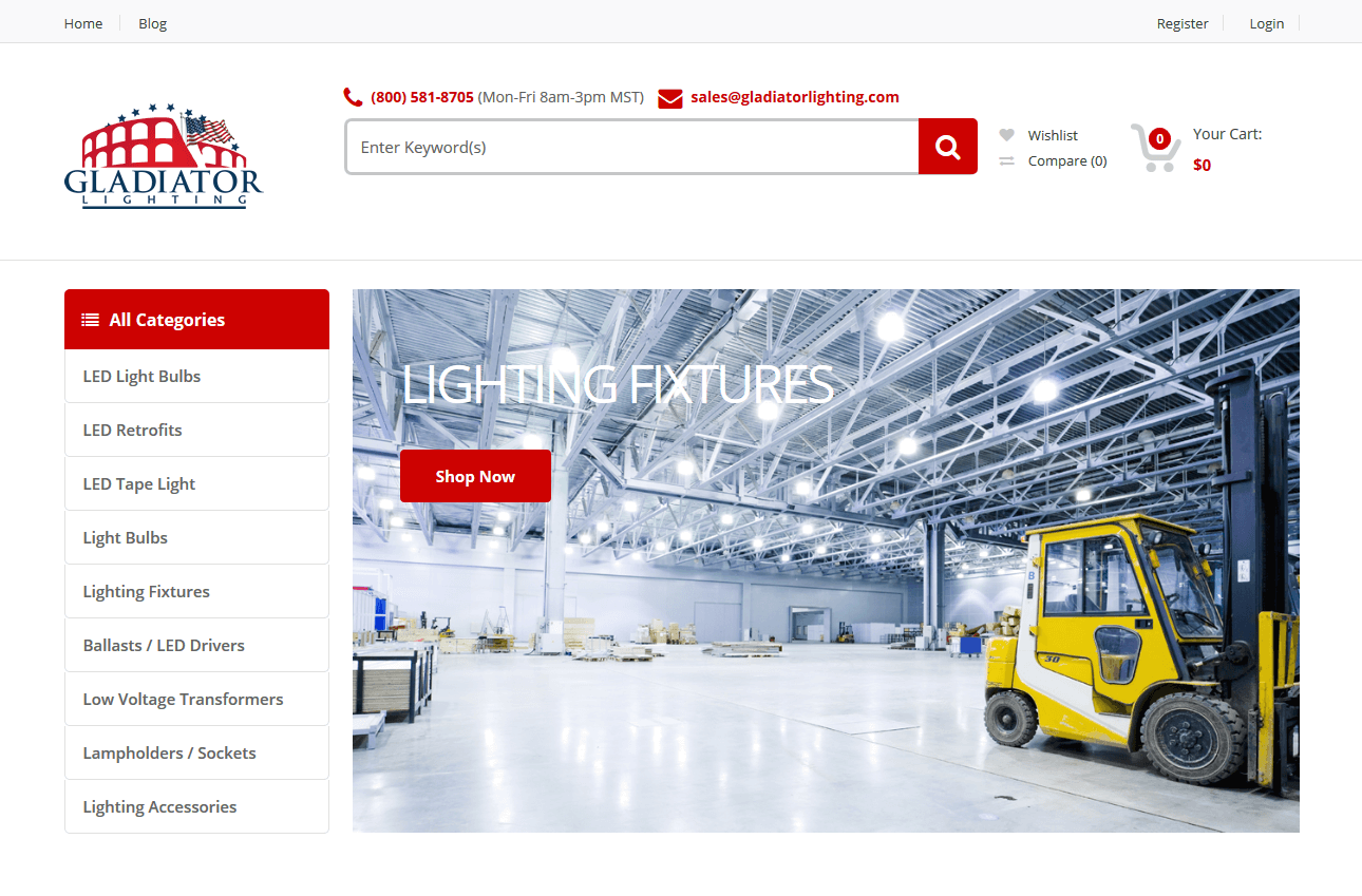 GladiatorLighting - SystemSeeders